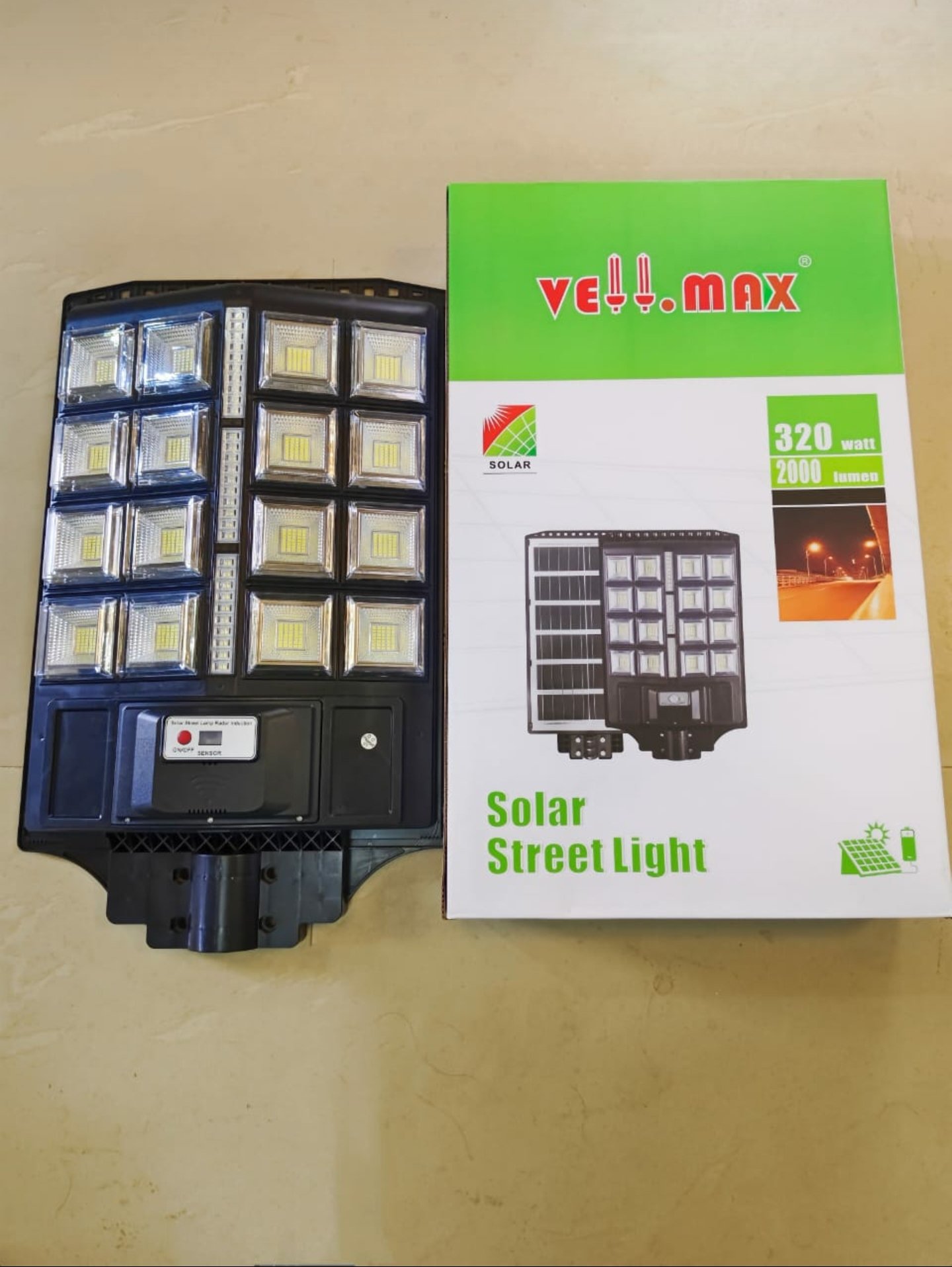 320watt vell max solar energy street light – Chydex Electrical Power ...